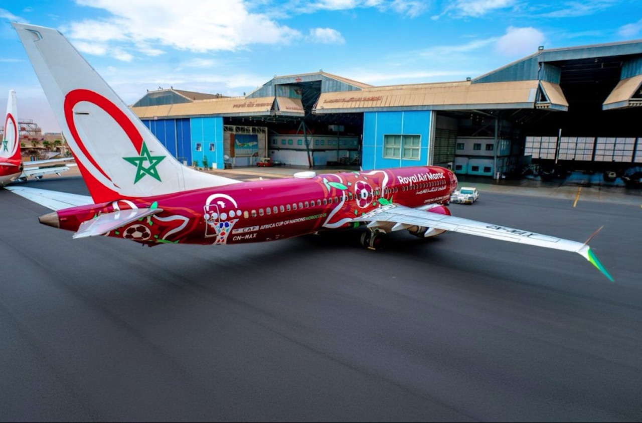 Royal Air Maroc habille un avion pour la Coupe d’Afrique des Nations ...