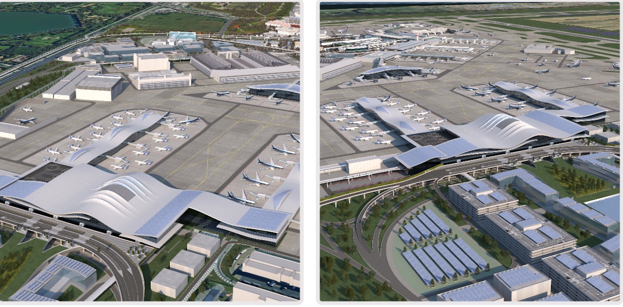 Nouvelle piste, Terminal Est, trains toutes les six minutes : Rome ...