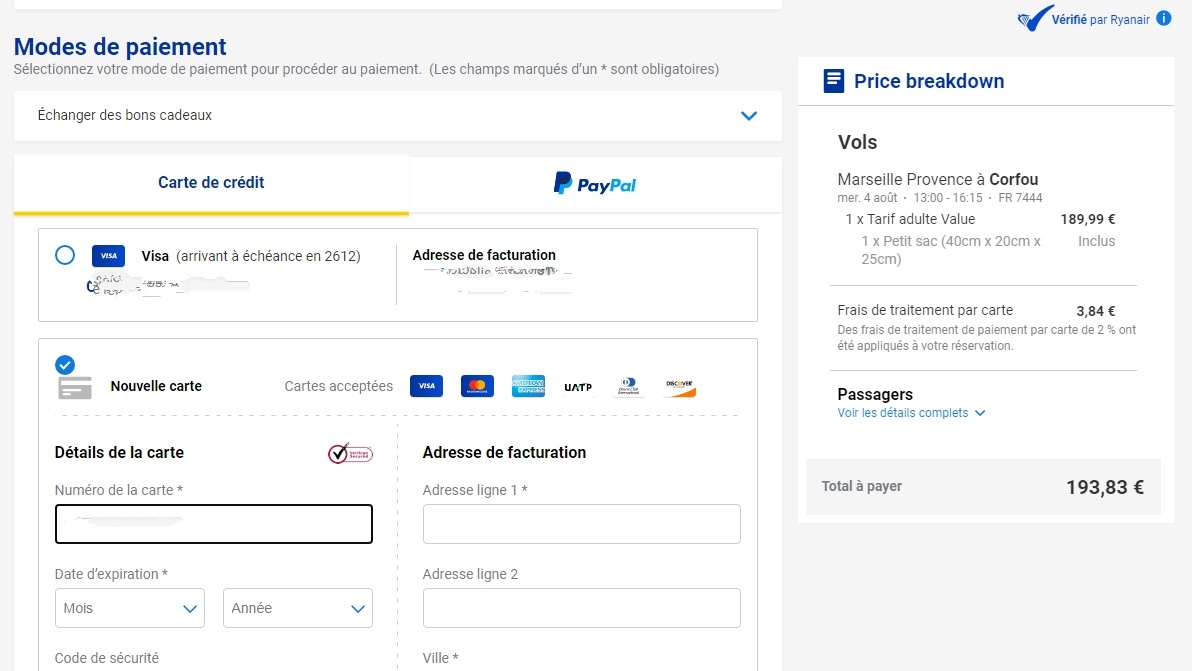Ryanair change le prix des billets en fonction de la carte bancaire ...
