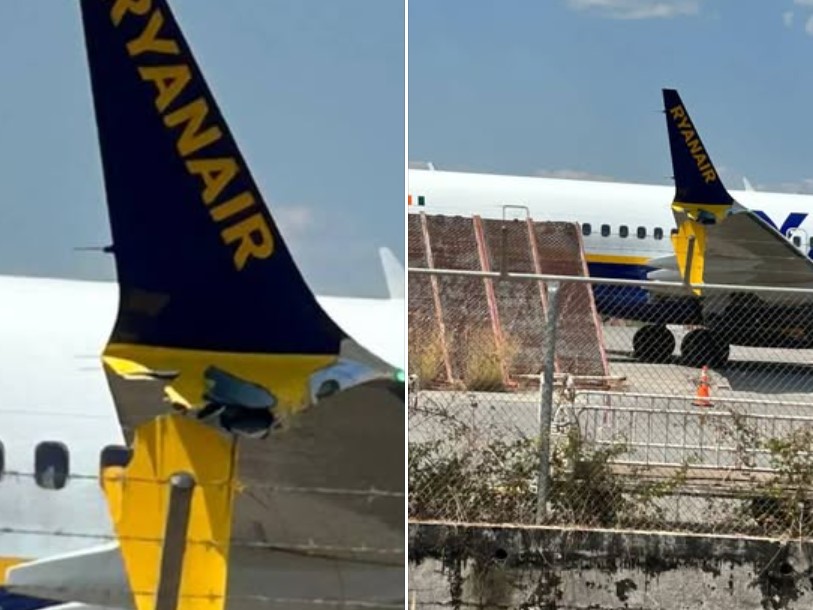 Ryanair : collision au sol entre un 737 MAX-8 et une barrière de ...