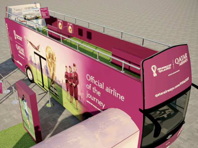 FIFA 2022 : une tournée en bus interactif avec Qatar Airways | Air Journal