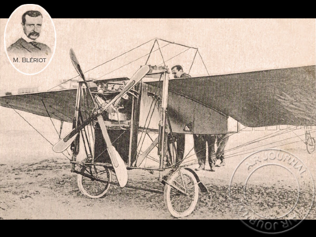 Le 23 juillet 1908 dans le ciel : Blériot fait une chute avec son ...