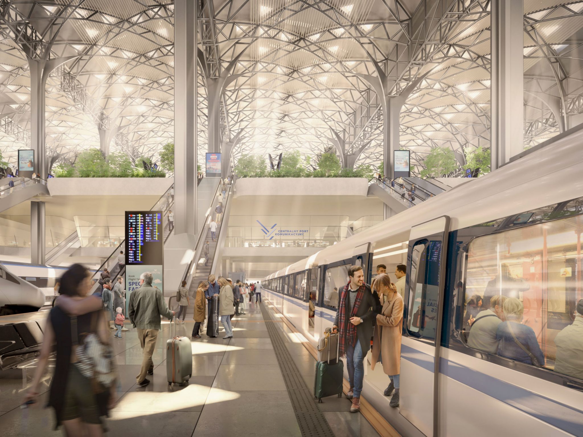 Pologne : lancement de la construction du hub multimodal Centralny Port ...