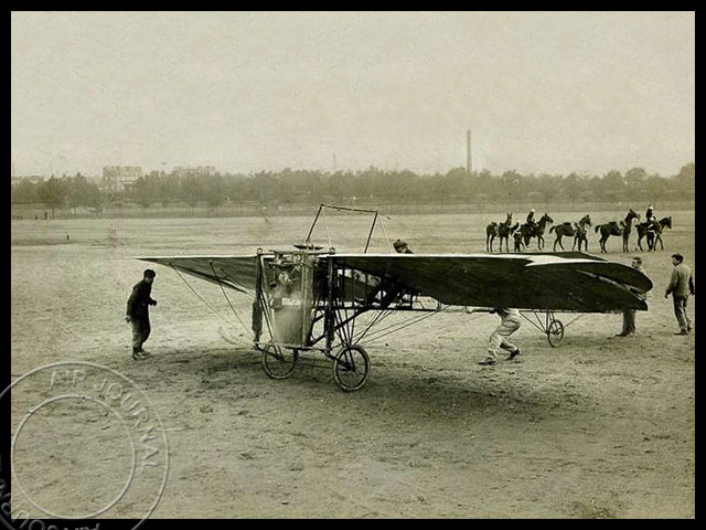 Le 31 octobre 1908 dans le ciel : Blériot réalise un vol aller-retour ...
