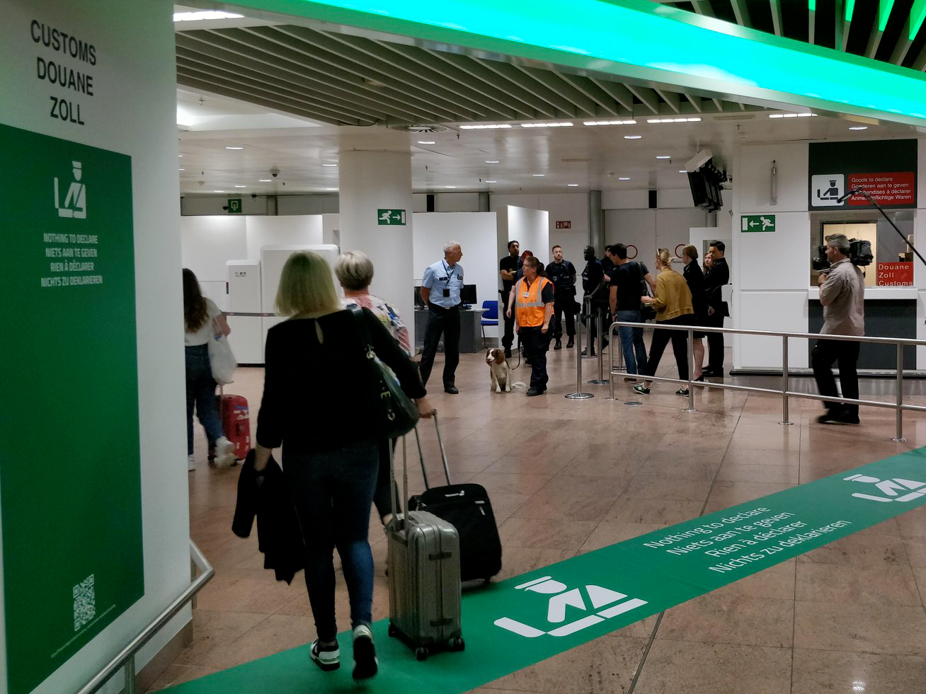 Nouvelle zone de contrôle douanier à Brussels Airport | Air Journal