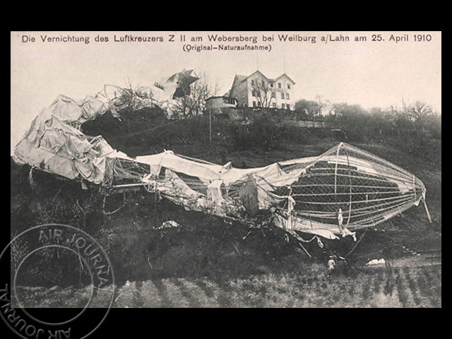 Le 25 avril 1910 dans le ciel : Fin tragique du « Zeppelin II » | Air ...