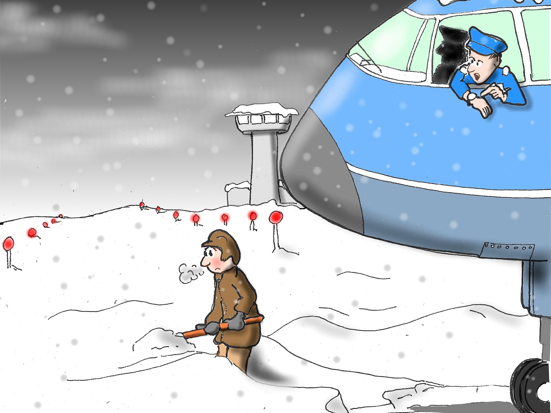 Neige et verglas : les aéroports parisiens, d’Amsterdam et Bruxelles ...