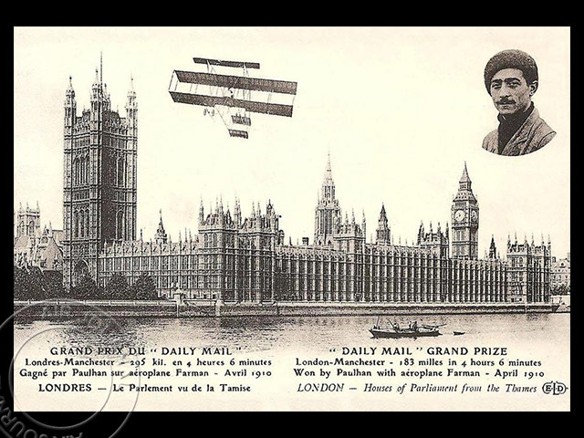 Le 28 avril 1910 dans le ciel : Louis Paulhan gagne le prix du Daily ...