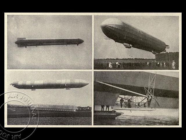 Le 14 septembre 1910 dans le ciel : Le Zeppelin VI est à son tour ...
