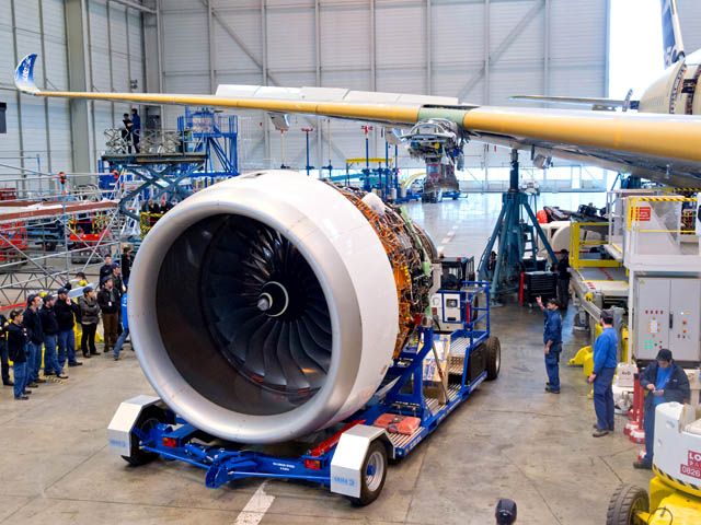 Airbus : l’A350 a ses réacteurs | Air Journal