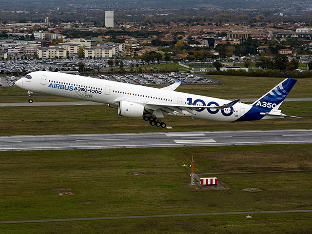 Airbus A350-1000 : vol inaugural sans souci (photos, vidéo) | Air Journal