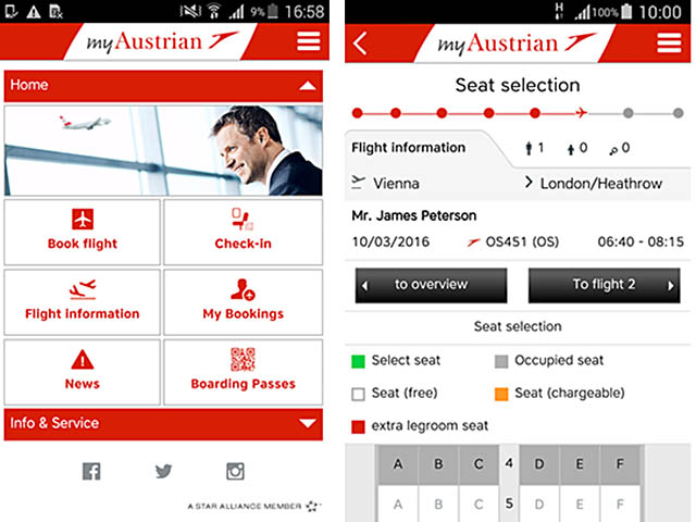 Nouvelle app pour Austrian Airlines | Air Journal