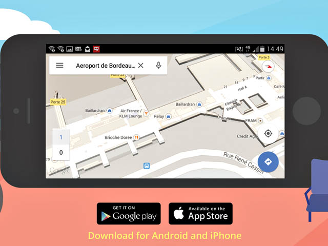 Aéroport de Bordeaux : les terminaux via Google Maps | Air Journal