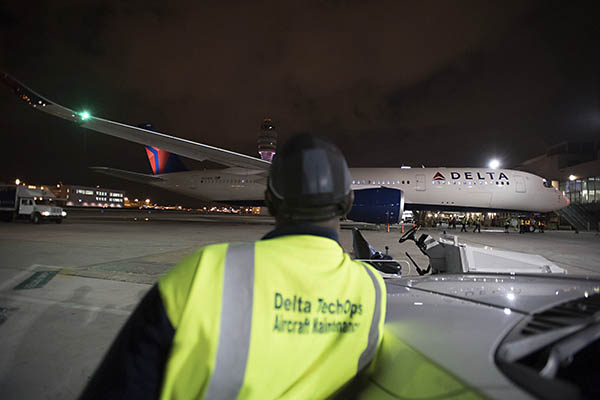 Delta Air Lines : le premier A350 est à Atlanta (vidéos) | Air Journal
