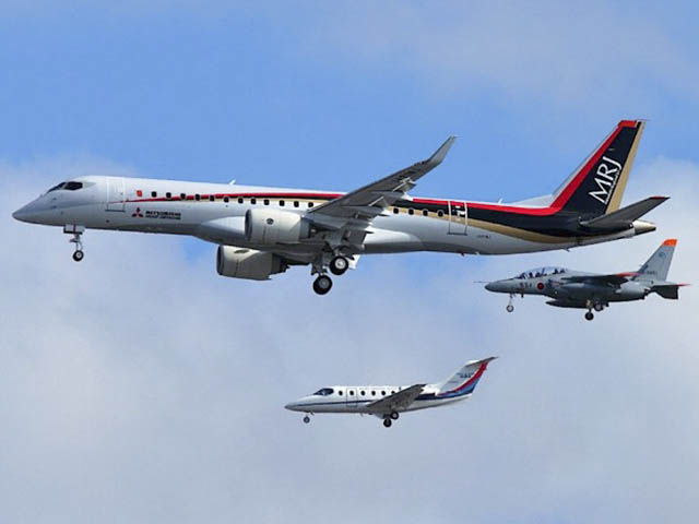 Vol inaugural réussi pour le Mitsubishi MRJ90 (vidéo) | Air Journal
