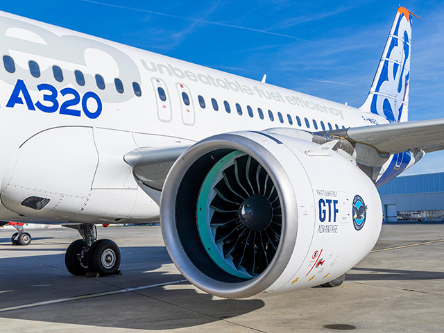 PW : un nouveau moteur testé en vol sur l’A320neo | Air Journal