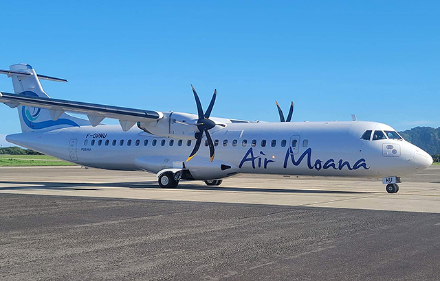 Polynésie française : Azorra livre un ATR 72‑600 à Air Moana, sa flotte ...