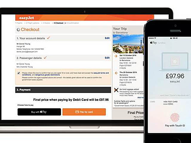 EasyJet adopte Apple Pay sur internet | Air Journal