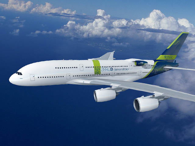Airbus va tester l’hydrogène sur un A380 (photos, vidéos) | Air Journal