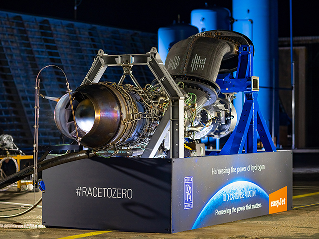 Moteur à hydrogène : 1er démarrage pour Rolls Royce et easyJet | Air ...